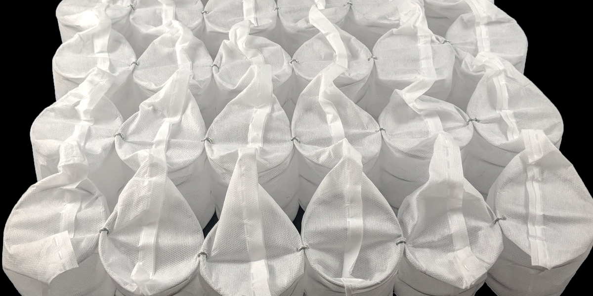 MARSHALL SPRING CUSHION UNITS 6 X 6 X 3 X 3.5 (15 GA.) HALF RING MEDIU ...