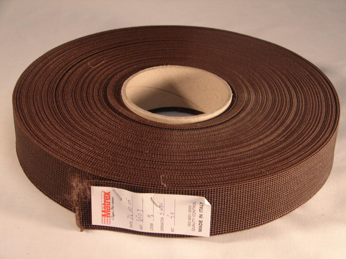 ELASTIC WEBBING - JUMBO BROWN 2" WIDE — Ronco Furniture