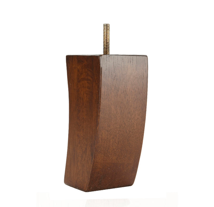 LP5030W Rubberwood Furniture Legs - Walnut Finish — Ronco Furniture